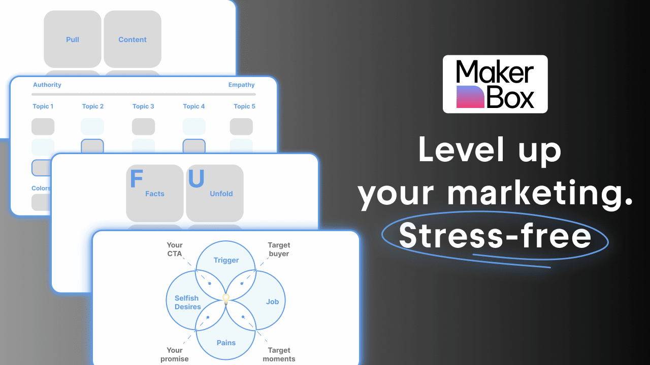 MakerBox Frameworks - Notionland Template Gallery